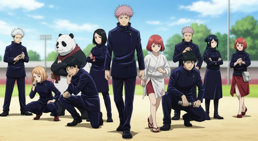 JJK Anime Characters – Full List of Jujutsu Kaisen Stars - JJK Characters